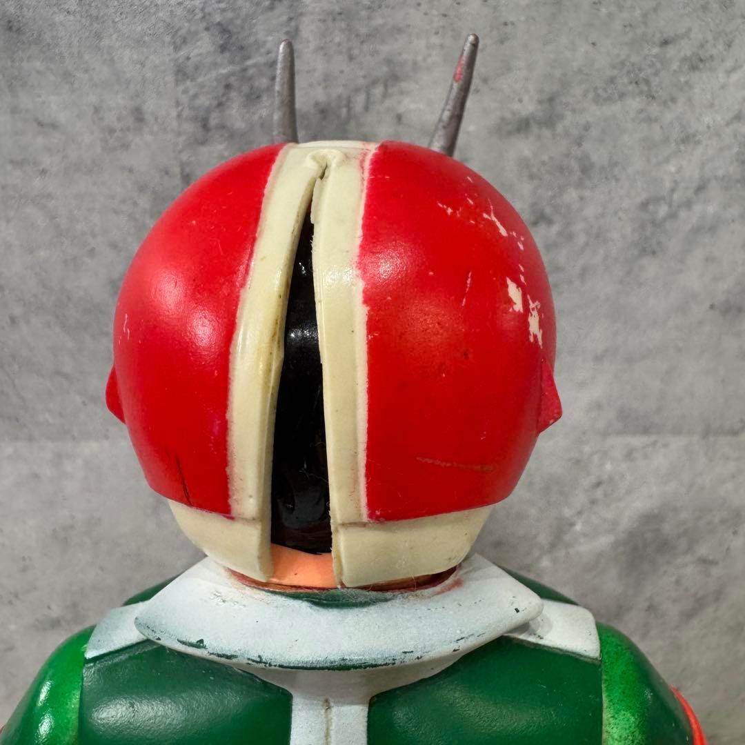 旧バンダイ ソフビ 1973年 仮面ライダーV3 放映当時物◇ベルト・ブーツ有り