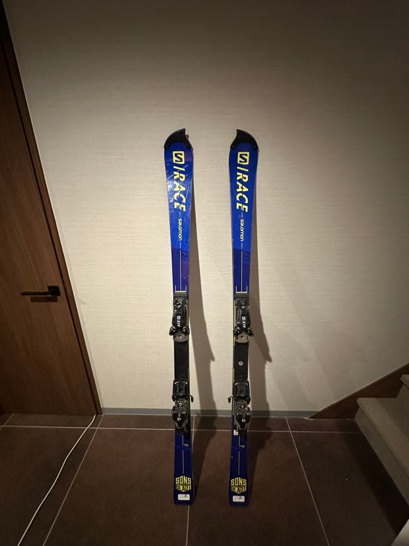 FIS Salomon SL 165 S/RACE スキー ビンディング付き
