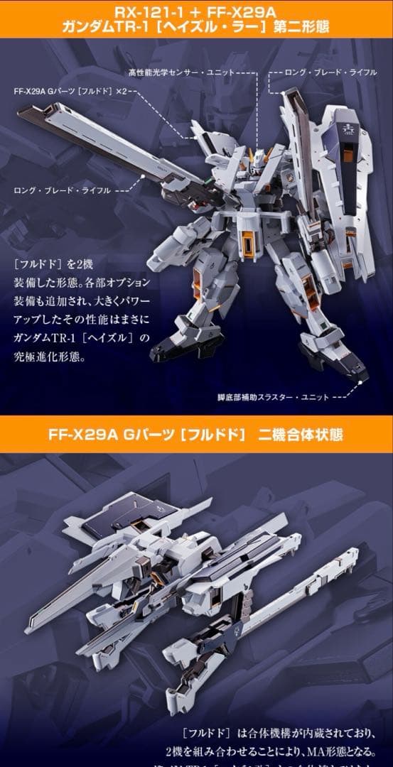 L ROBOT魂 ガンダムTR-1[ヘイズル改]&フルドド2体セット