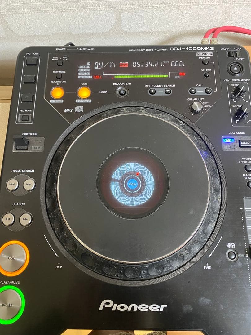Pioneer CDJ-1000MK3 中古　H08年製
