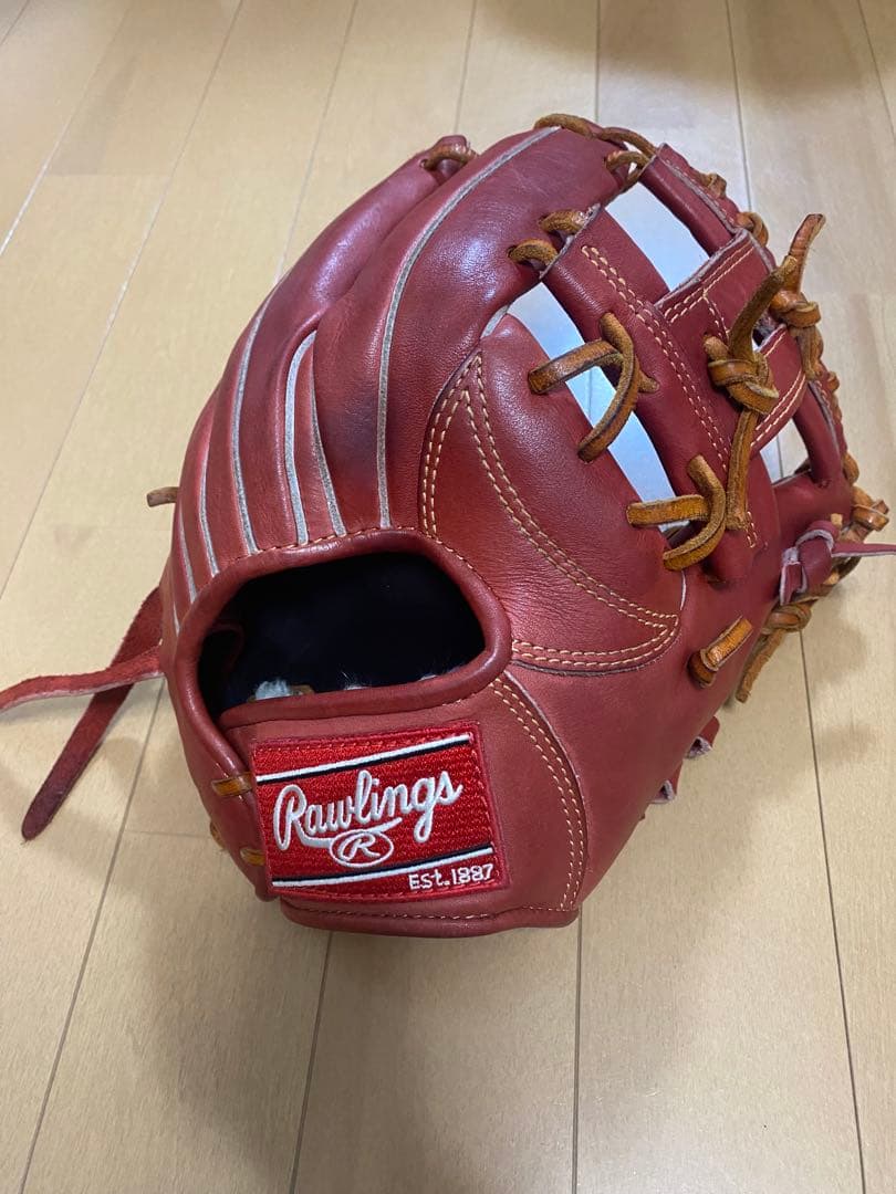 Rawlings 赤 硬式グローブ