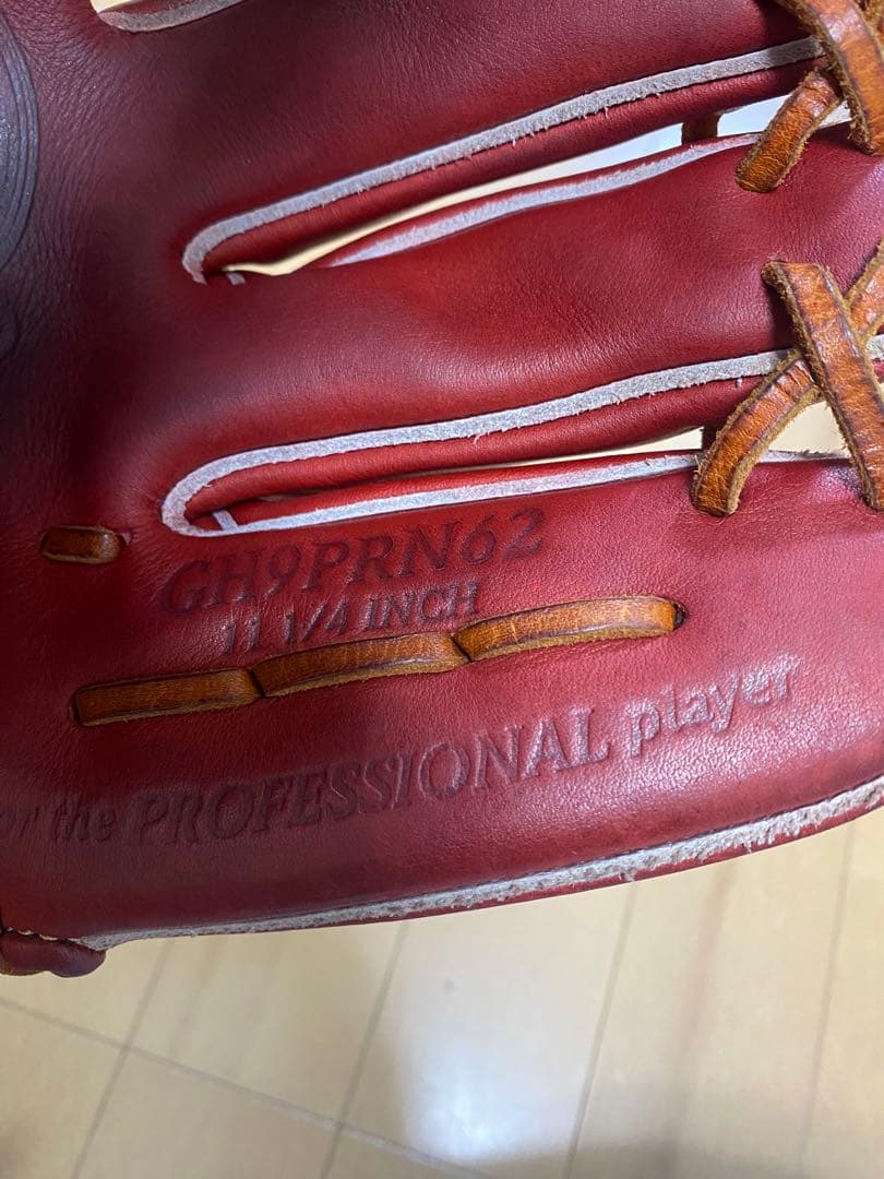 Rawlings 赤 硬式グローブ