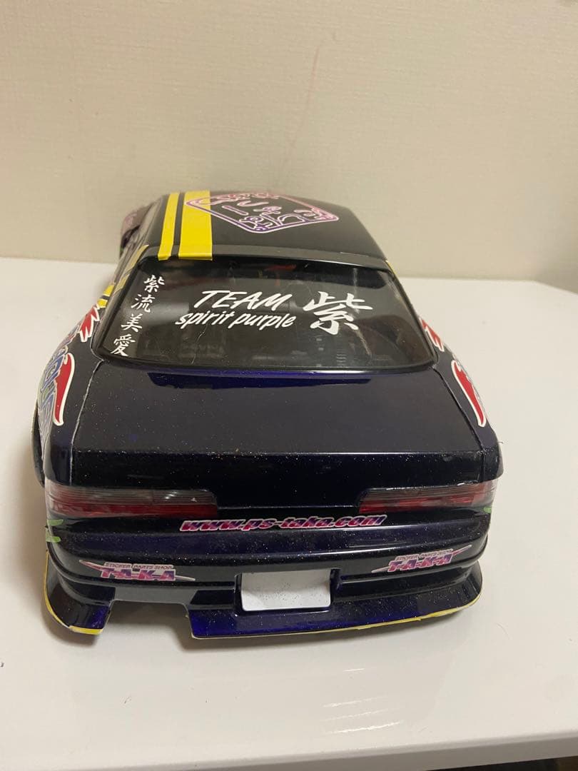 藤尾仕様のs13シルビア 3Dデカール貼付 2つのボディーをひとつにしてあります