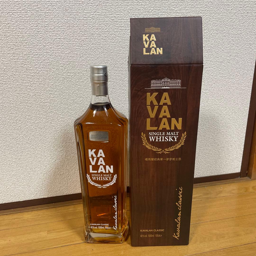 未開封KAVALAN CLASSIC ウイスキー 40% 1000ml