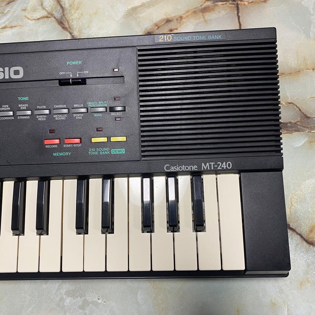 【美品】CASIO Casiotone MT-240 MIDIシンセサイザー