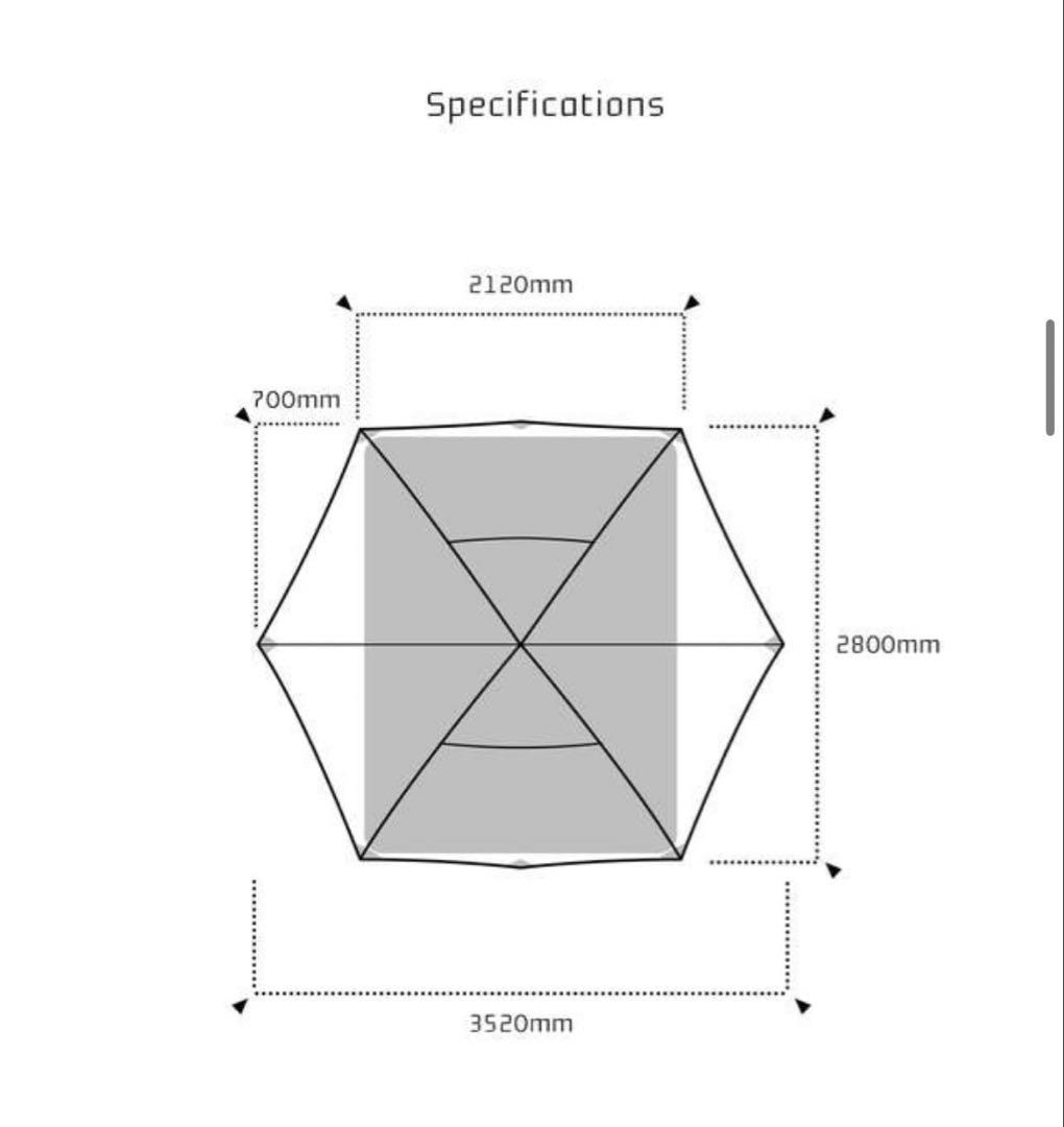 sapi様【2回使用】バックカントリー　XANADU 4P EXPEDITION