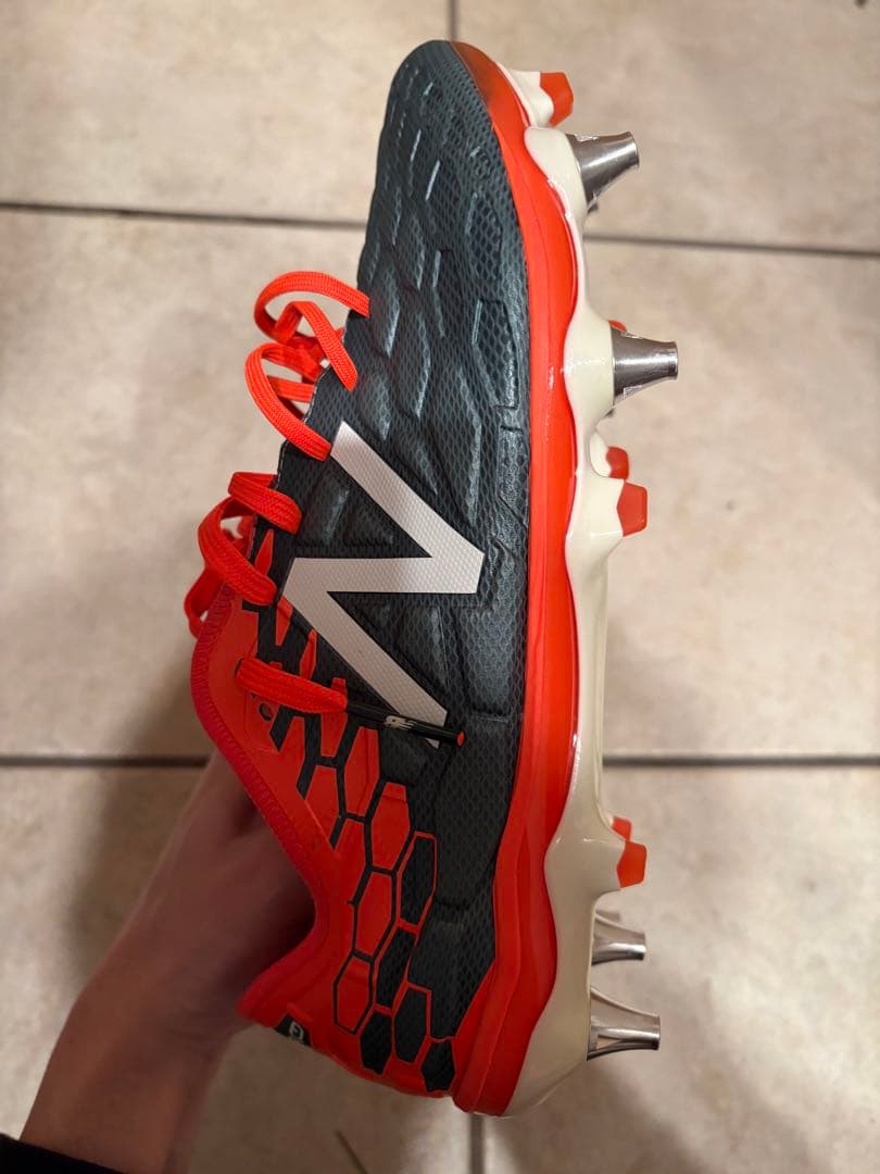 New Balance Furon スパイクシューズ グレー/オレンジ