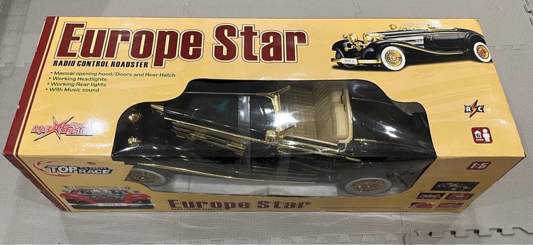 【未使用レア品】巨大ラジコン TOP RACE Europe Star ブラック