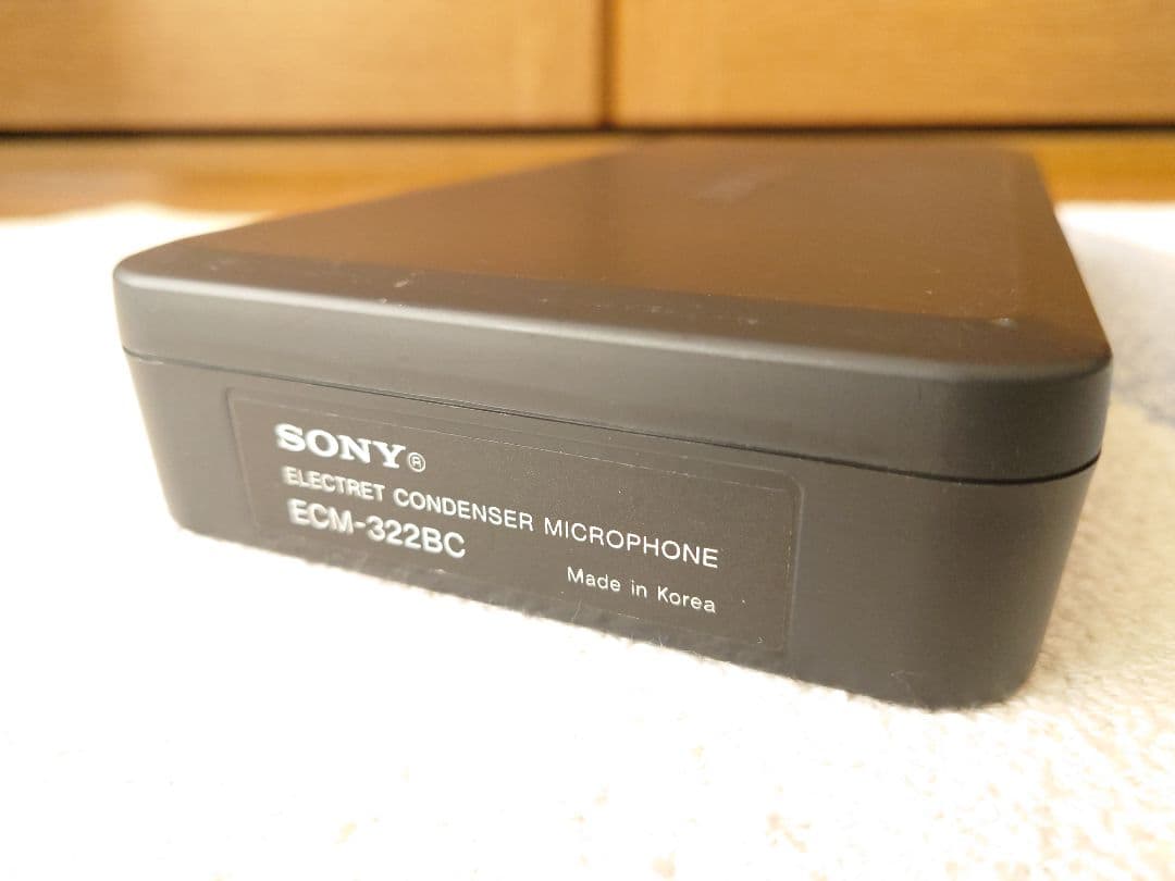 SONY ワイヤレスマイク ヘッドセット ECM-322BC①