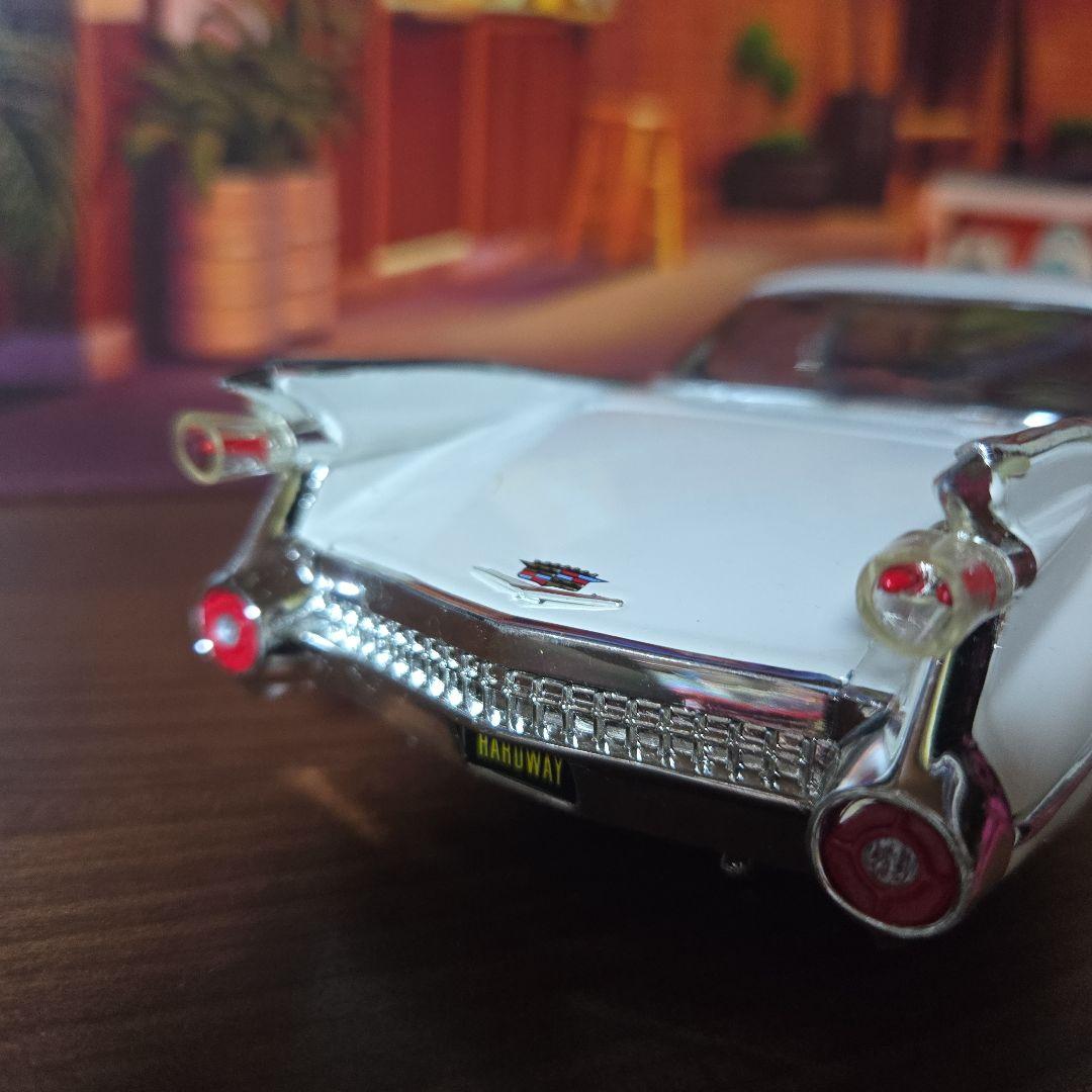 1959 Cadillac キャデラック ローライダーホワイトカスタム 1/24