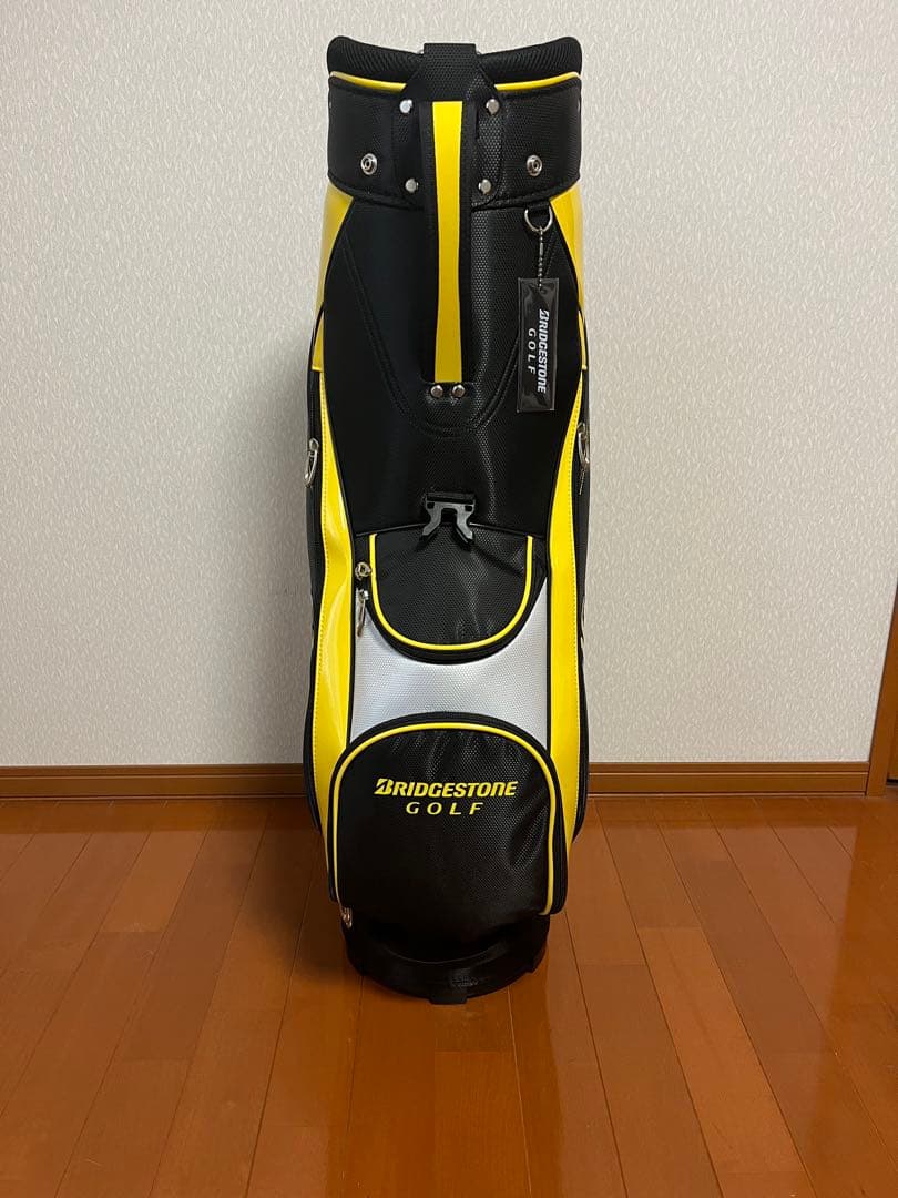 BRIDGESTONE GOLF キャディバッグ 黒・黄・白