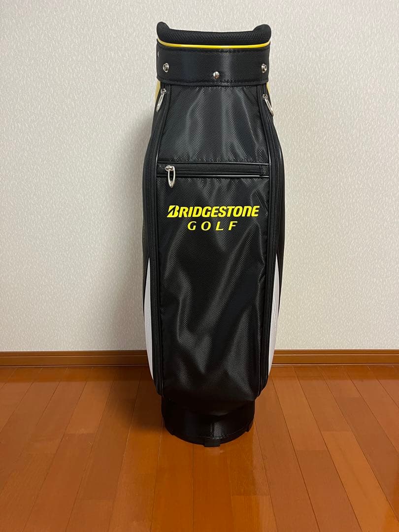 BRIDGESTONE GOLF キャディバッグ 黒・黄・白