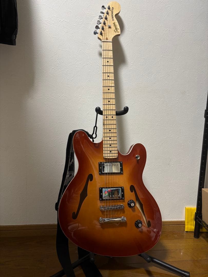 Squier Affinity Starcaster ソフトケース・保証書付