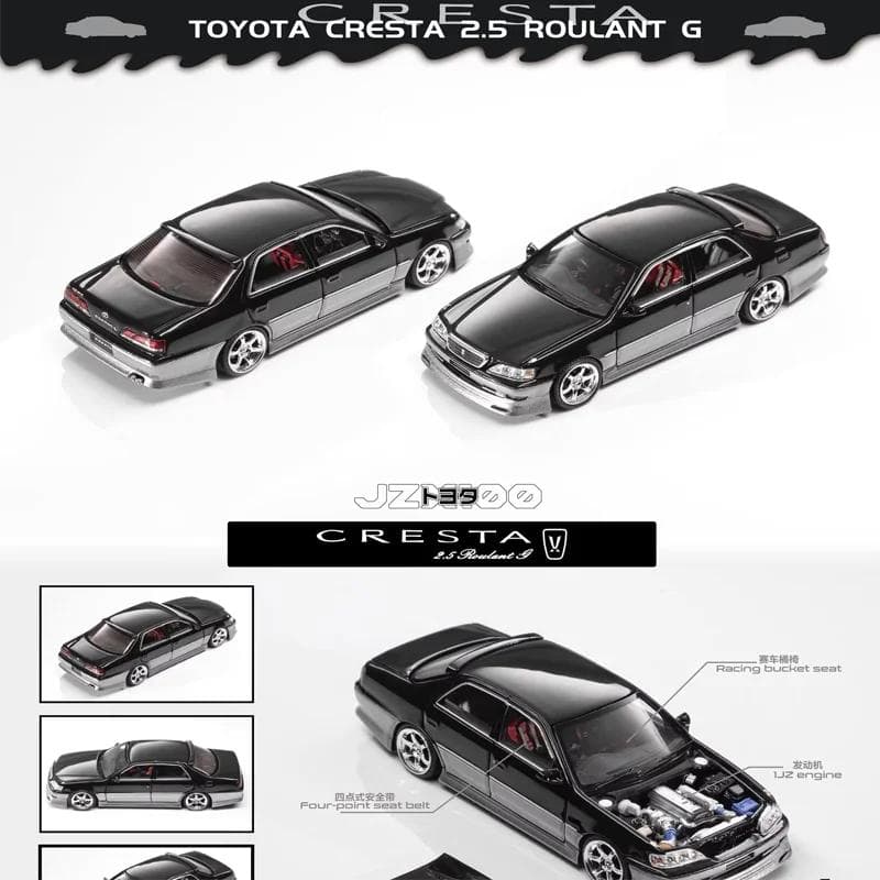 MORTAL 1/64 トヨタ クレスタ JZX100 カスタム ツートン