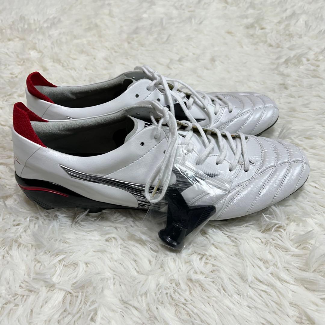 [極美品]MIZUNO サッカースパイク 29 モレリアネオ4 白 タグ付 袋付