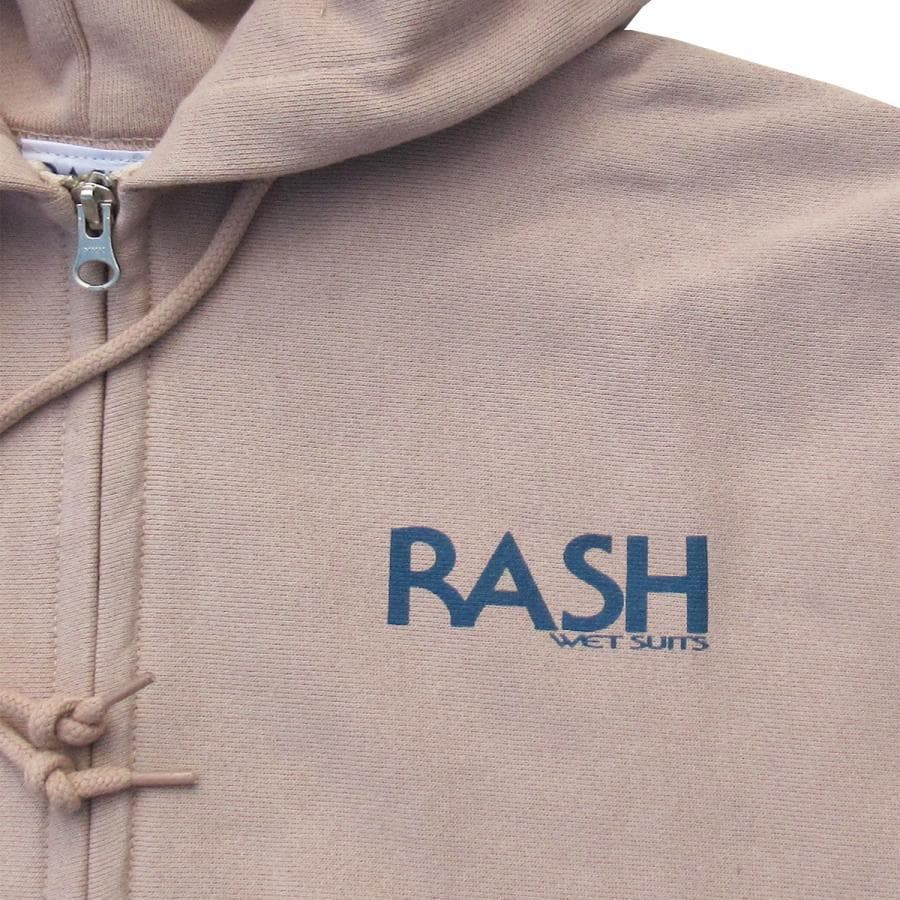 RASH WETSUITS ラッシュ 羽バックフルジップパーカー Sピンク L