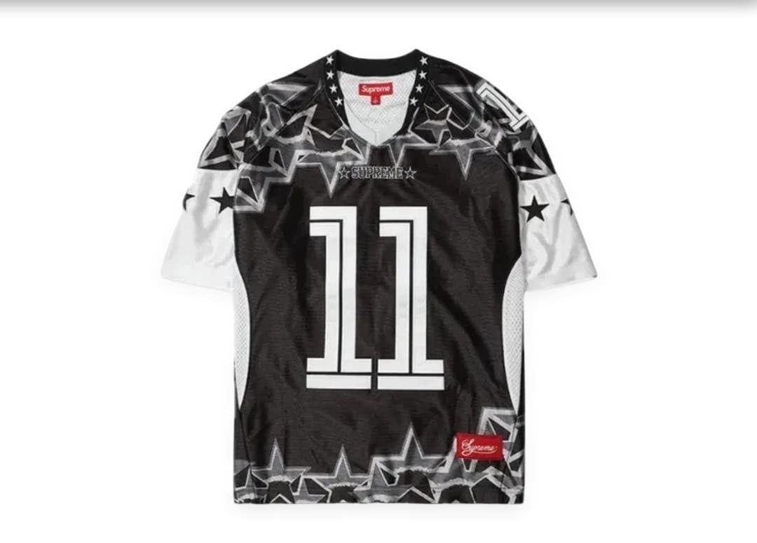 Supreme Star Football Jersey ブラック XXL