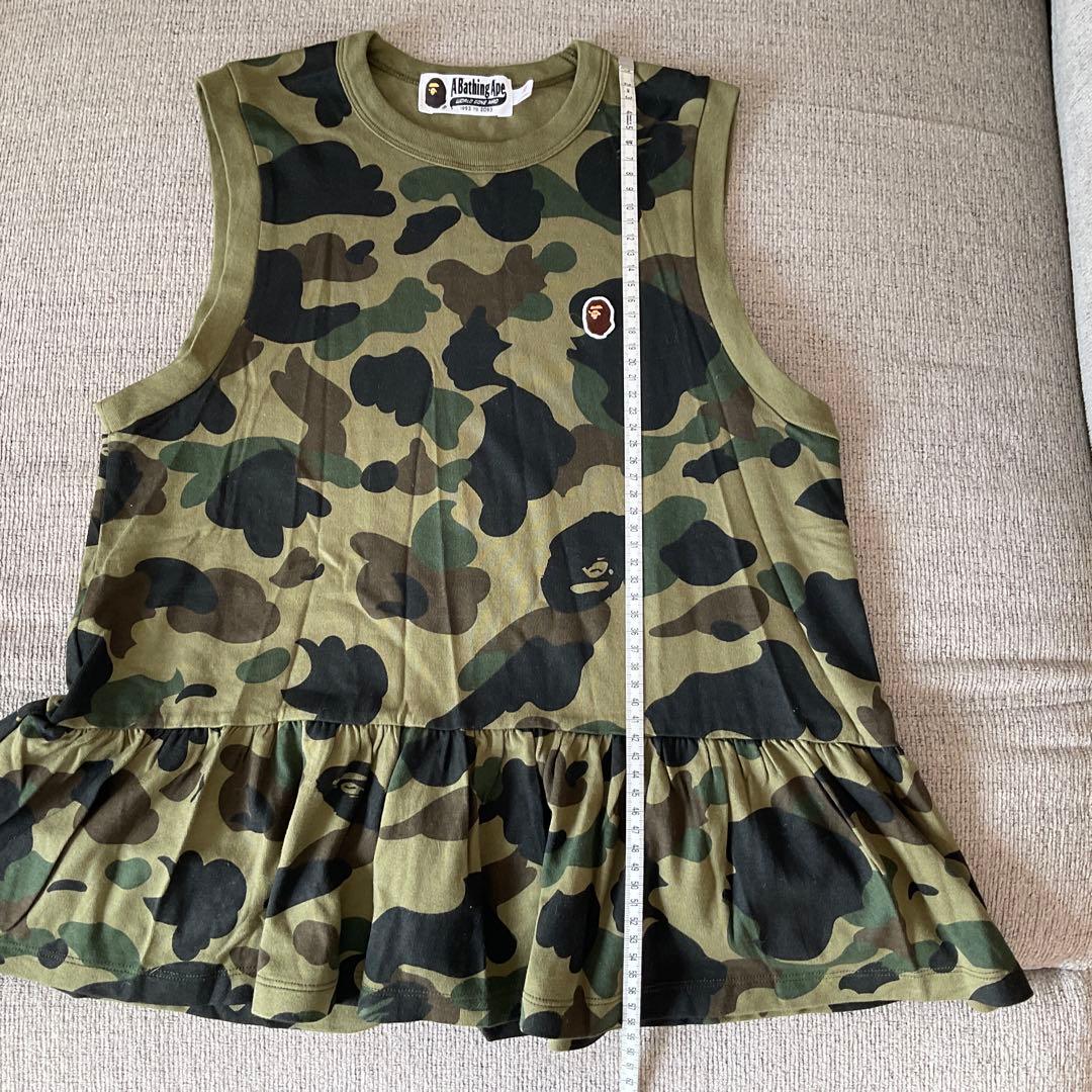 【美品】A Bathing Ape 迷彩柄 ワンピース XS正規品