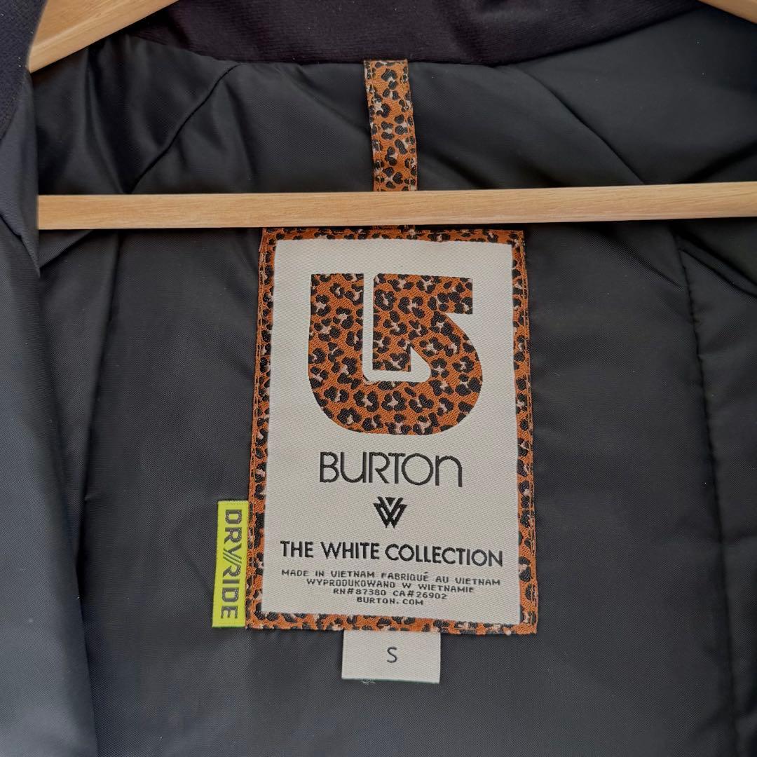 【美品】BURTON ホワイトコレクション スノボウェア ジャケット S