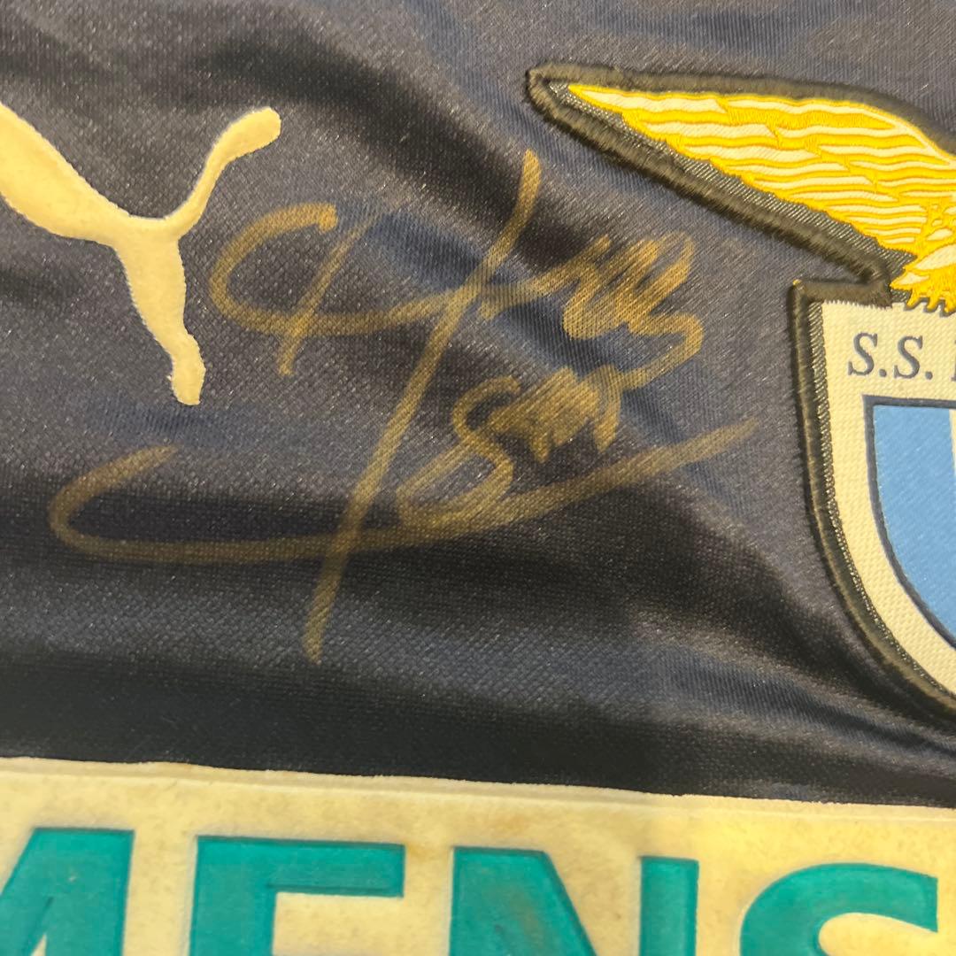 ※値下不可　S.S. Lazio ラツィオ　サイン入りユニ