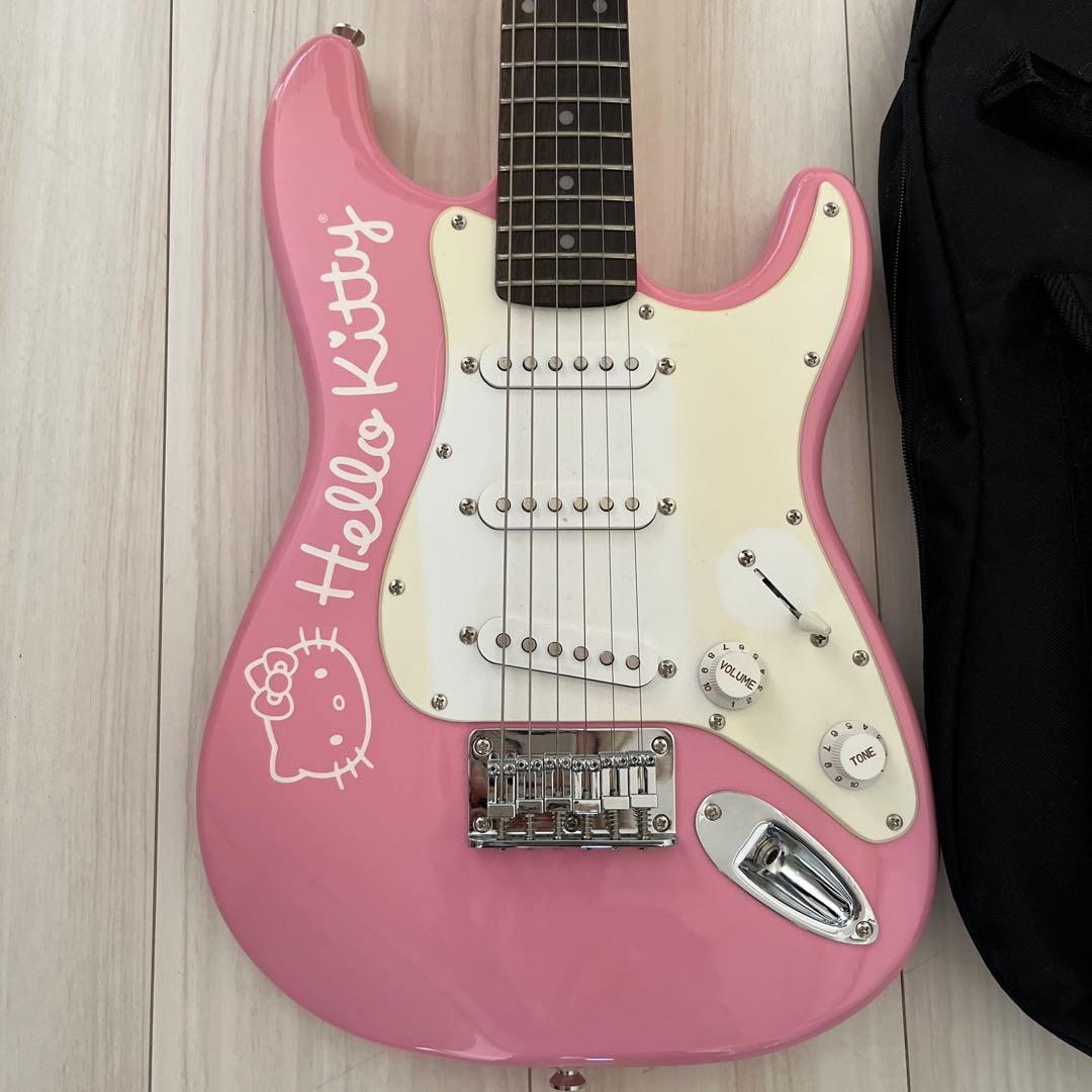 Squier Hello Kitty エレキギター ピンク