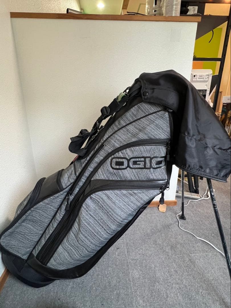 OGIO オジオ　キャディバッグ グレー 6仕切り