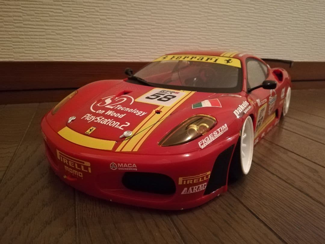 1/10 MJX RC ラジコン ボディ フェラーリ F430GT ドリパケ等