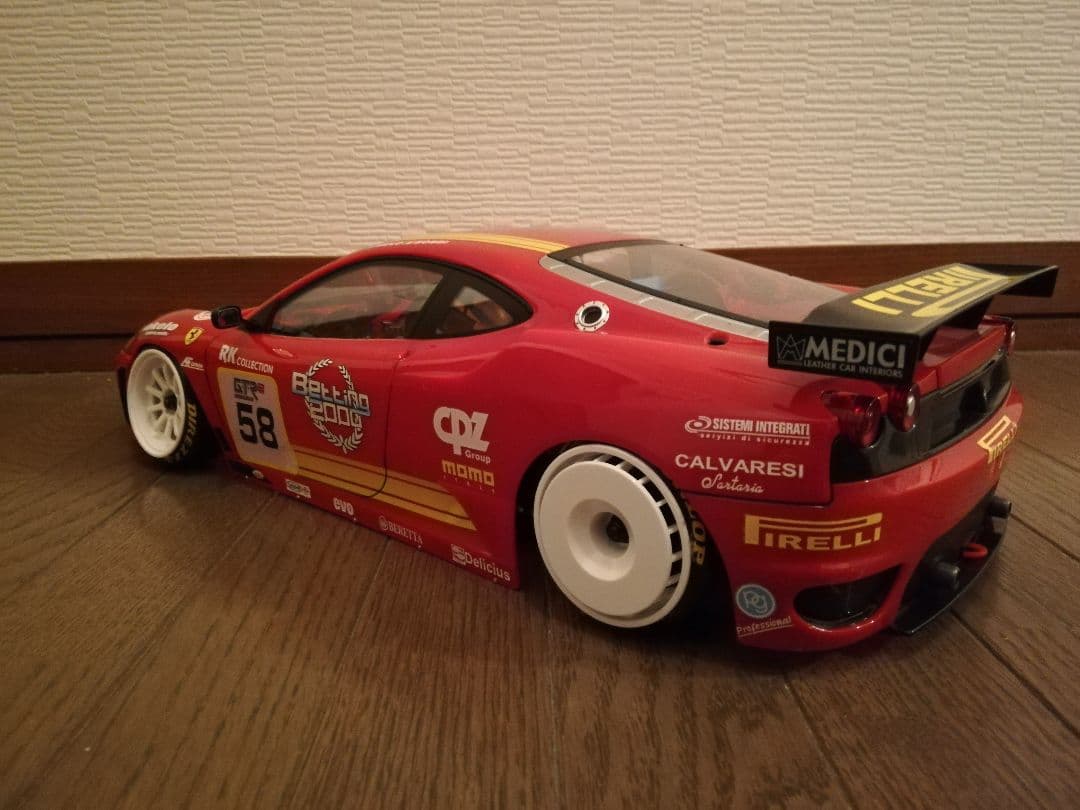 1/10 MJX RC ラジコン ボディ フェラーリ F430GT ドリパケ等
