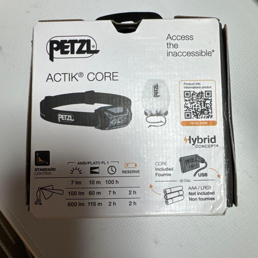 ライト・ランタン PETZL ACTIK CORE600