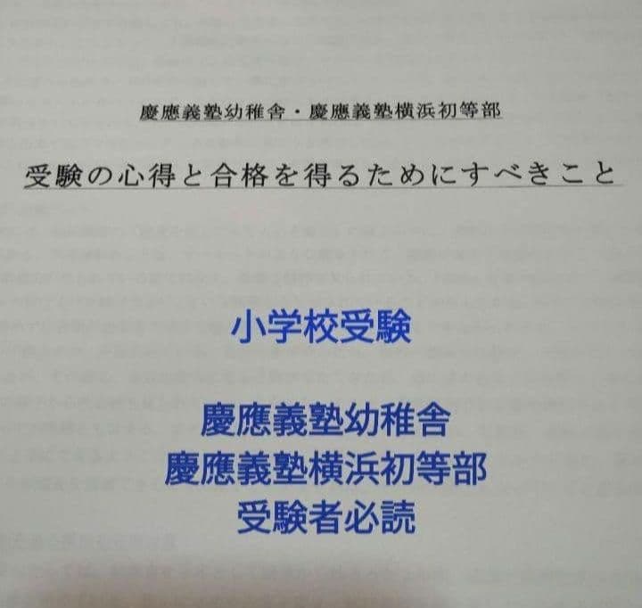 慶應義塾横浜初等部　学校別模試　小学校受験　制作用材料セットおまけ有り