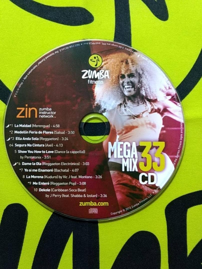ZUMBA　ズンバ　MEGAMIX31～MEGAMIX40　CD　10枚セット