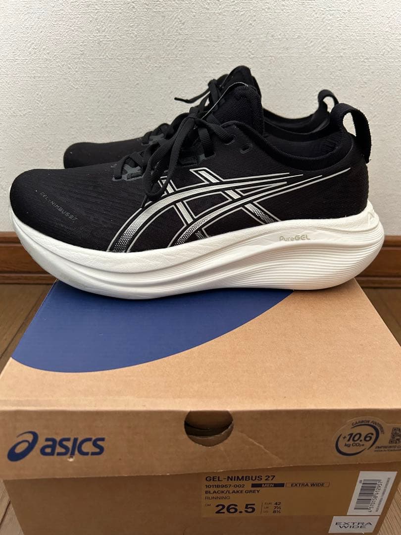 ASICS アシックス ゲルニンバス27 エクストラワイド 26.5