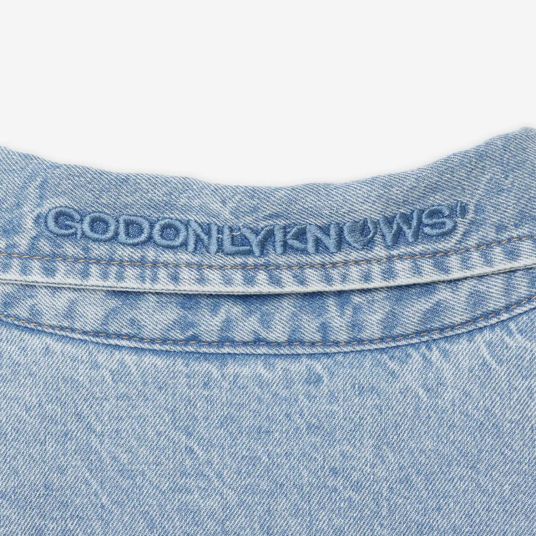 岩田剛典　GOD ONLY KNOWS DENIM SHIRT Sサイズ