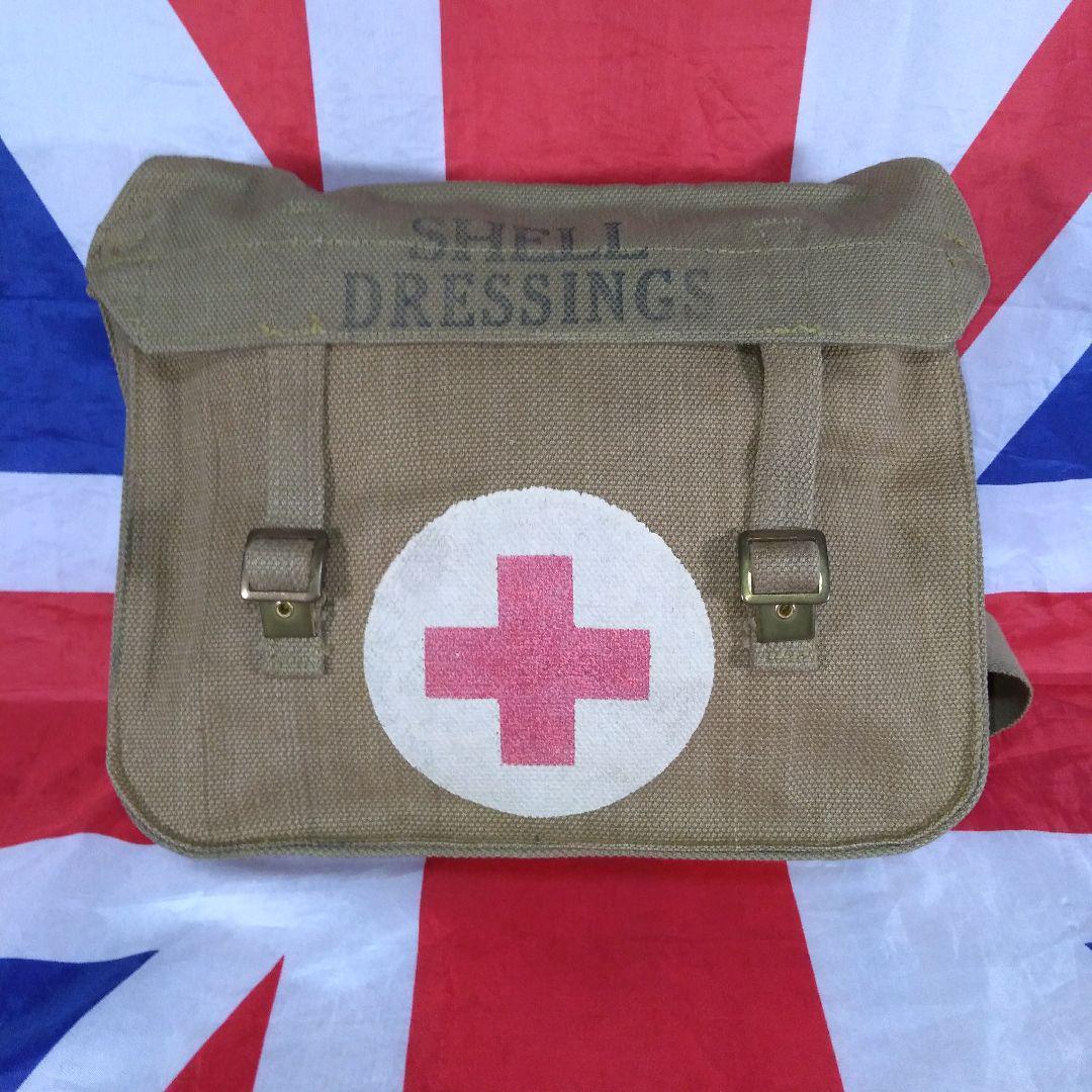 イギリス軍 1943年製 RED CROSS　(赤十字） ショルダーバッグ
