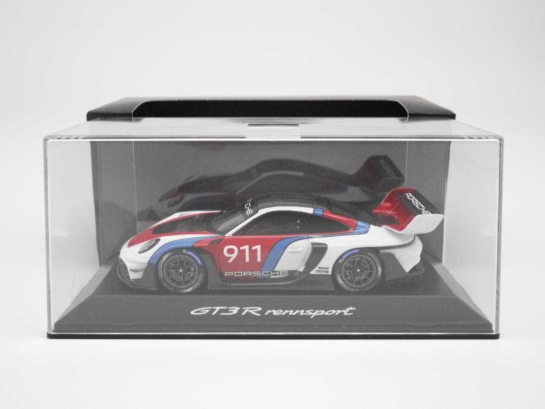 あべしゅん 1/43 ポルシェ 911 (992) GT3 R ホワイト