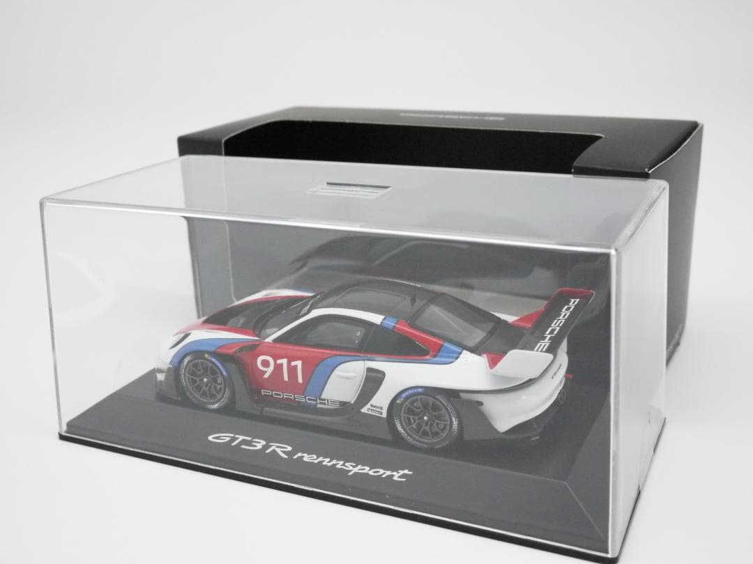 あべしゅん 1/43 ポルシェ 911 (992) GT3 R ホワイト