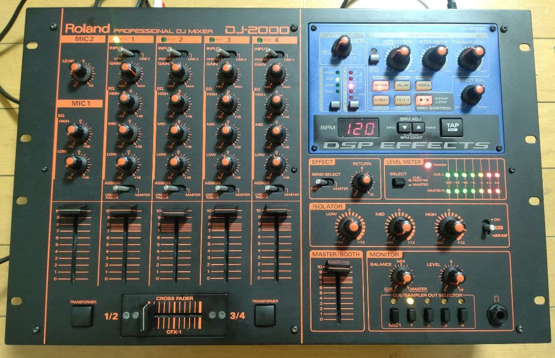 ROLAND DJ-2000 動作確認済み　送料込み　DJミキサー