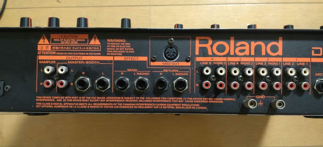 ROLAND DJ-2000 動作確認済み　送料込み　DJミキサー