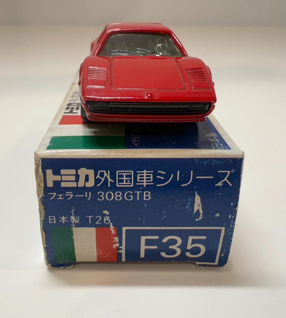 トミカ フェラーリ 308GTB F35 日本製 青箱 外国車シリーズ