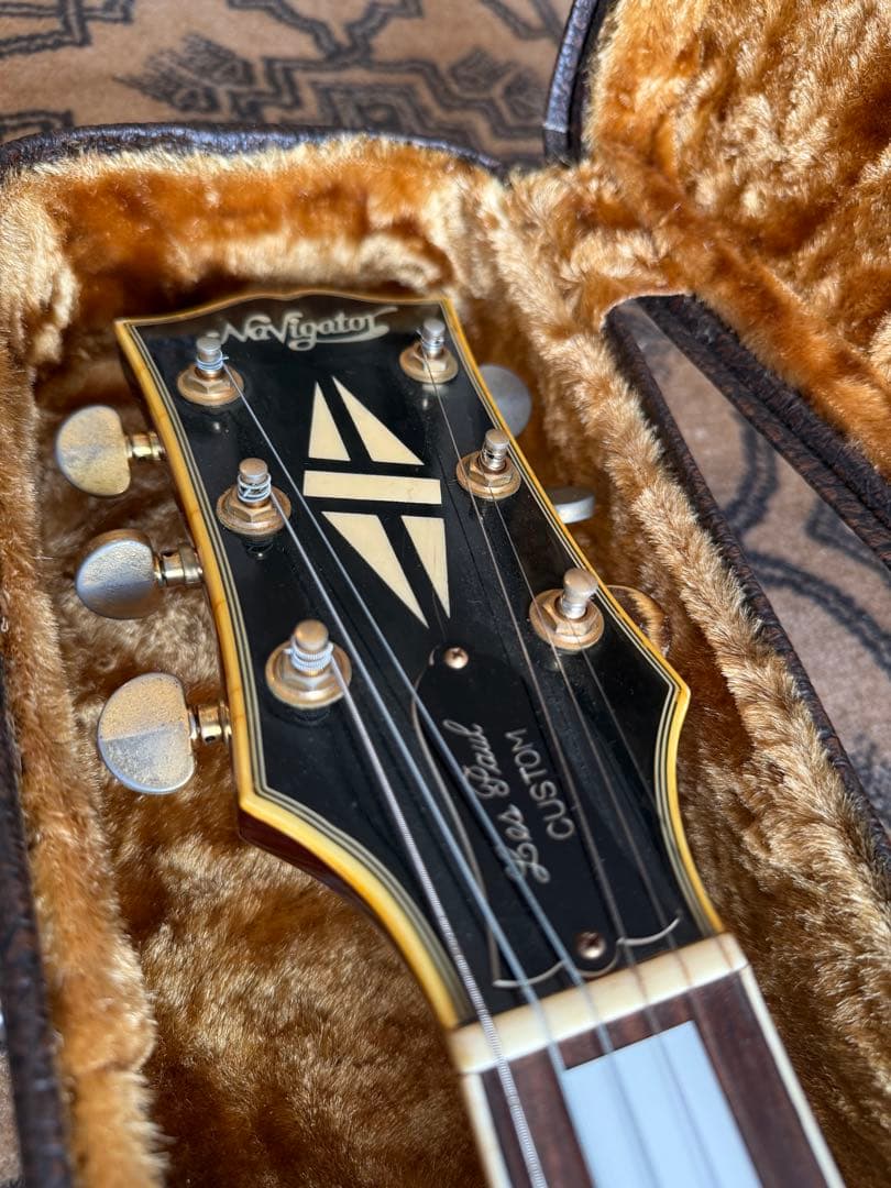 レアNavigator Les Paul Custom ダイヤモンドインレイ