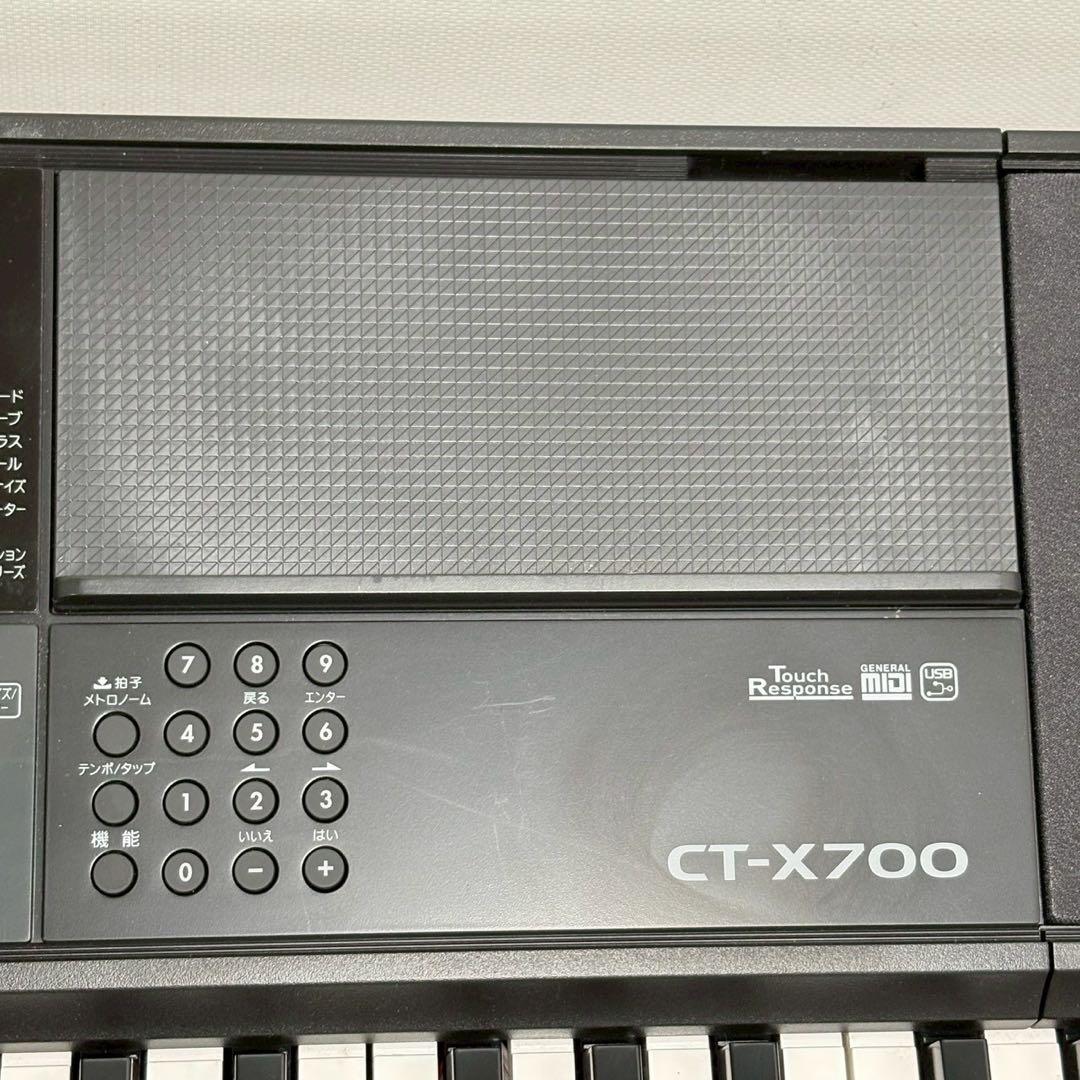 カシオ 電子キーボード Casiotone CT-X700 61鍵盤 ブラック