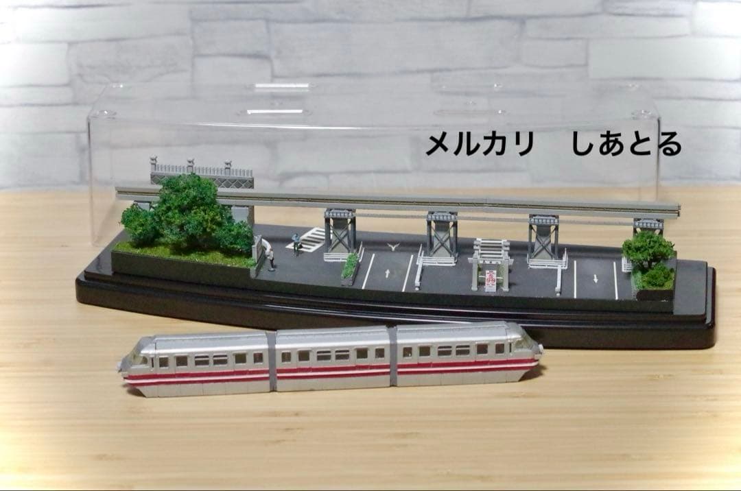 名鉄 犬山モノレール 鉄道ジオラマ展示台 ☆Nゲージ ☆鉄道模型