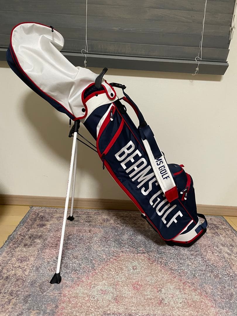 【美品】BEAMS GOLFビームスゴルフ　スタンドキャディバッグキャディバック