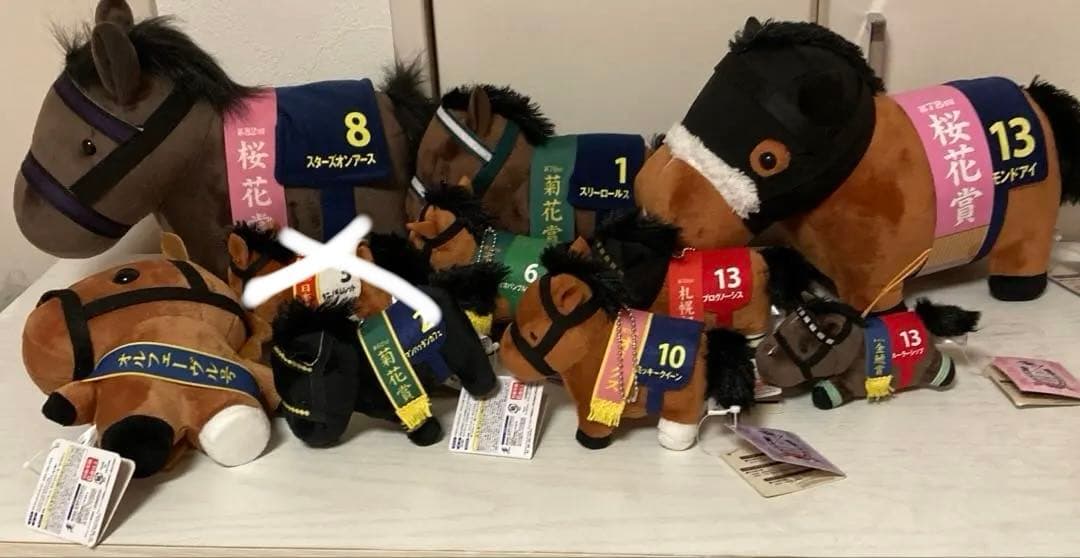サラブレッドコレクション　競馬ぬいぐるみ豪華9頭セット即購入OK