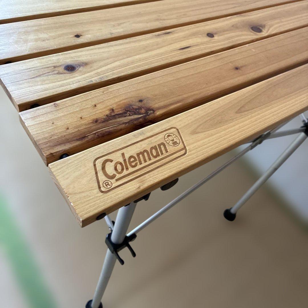 Coleman ナチュラルウッドローテーブル110