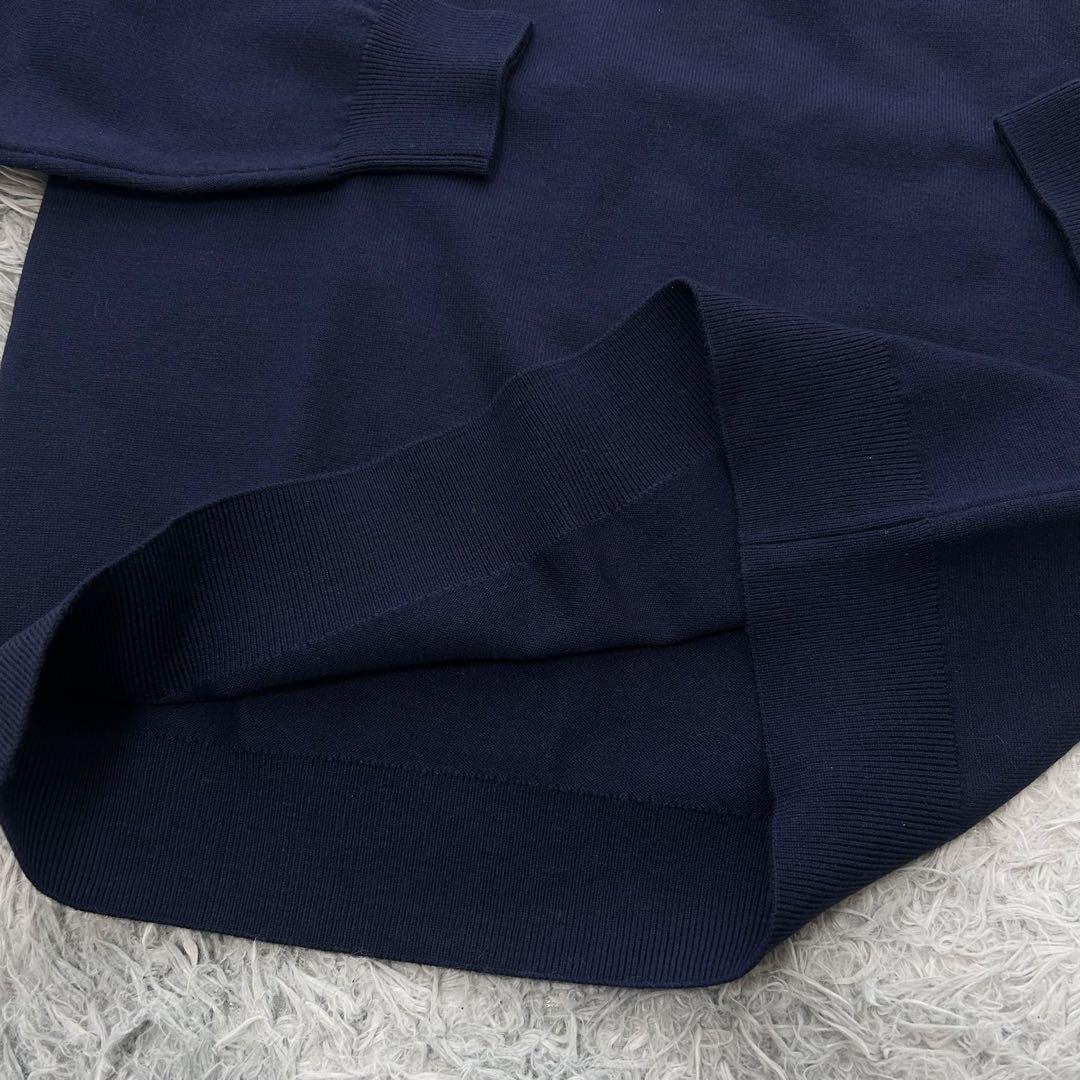 新品　ニューバランスゴルフ　ニット　セーター　タートルネック　春　ネイビー　6