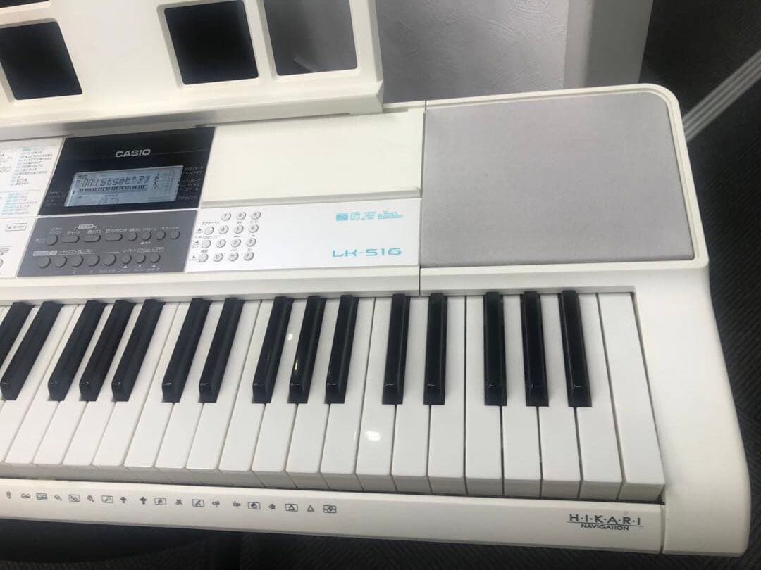 CASIO カシオ LK-516 電子ピアノ 光ナビゲーションキーボード