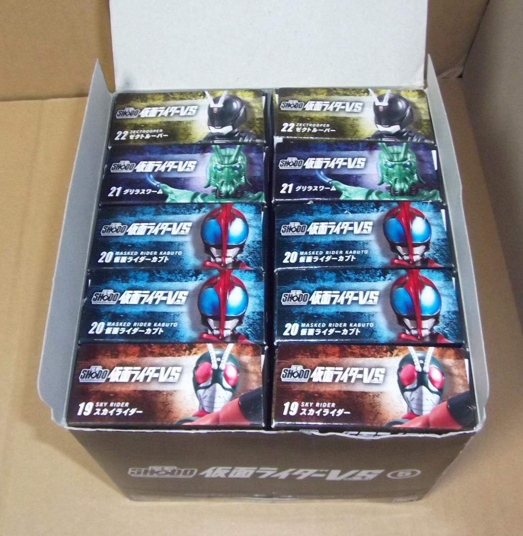 SHODO 仮面ライダーVS 5弾 1BOX カブト ゼクトルーパー 最終値下げ