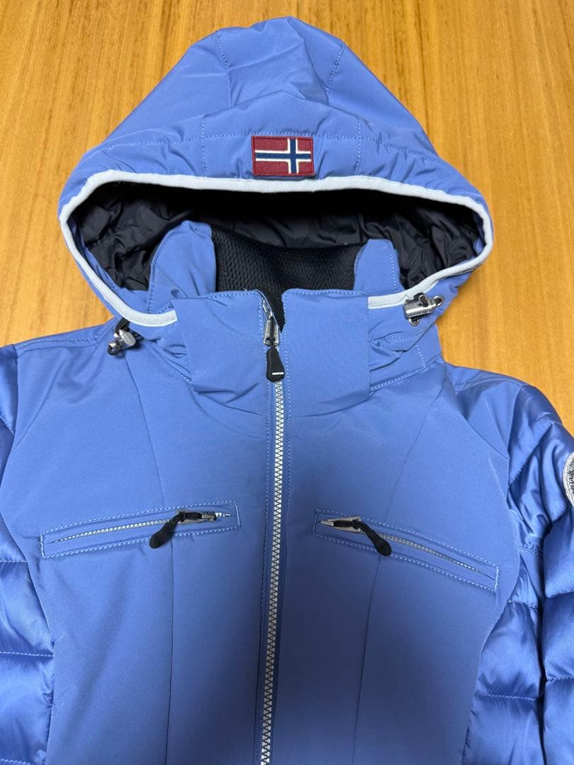 NAPAPIJRI レディース Mブルー ナパピリ SKI ダウン スノーウェア