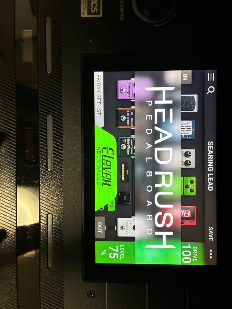 ダ*ル様 ヘッドラッシュ headrush pedalboard マルチエフェク